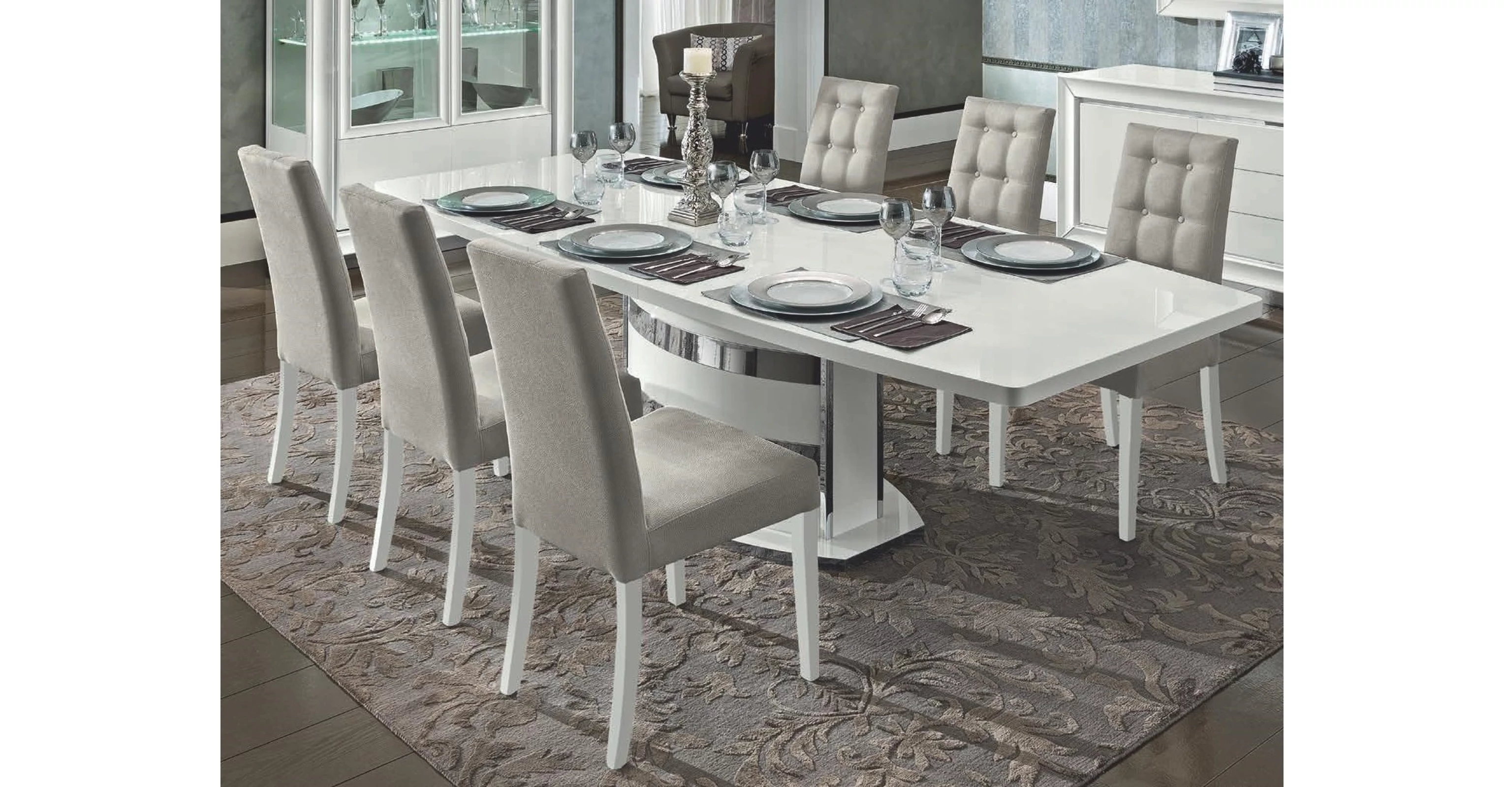 CamelGroup Dama Bianca Day étkezőasztal 200x103 cm (+45 cm hosszabbítható)